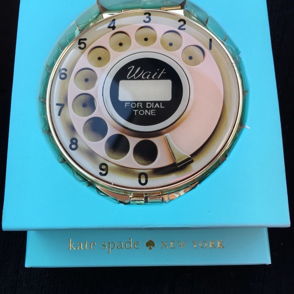 kate spade | Accessories | Kate Spade Rotary Telephone Compact Mirror ...
